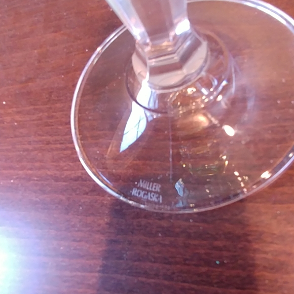 Miler Rogaska | Dining | Miller Rogaska Ice Tea Green Goblets Crystal ...